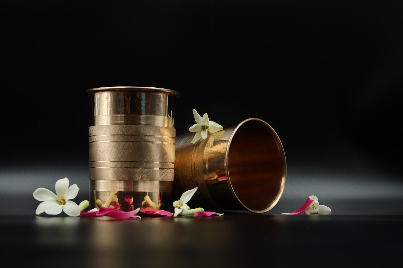 AKBRASS Eco-Friendly 100% Original Copper Metal Glass - Ak Brass